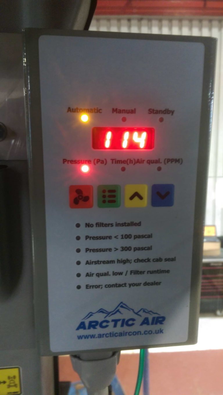 Digital cab pressure controller - Arctic Air Solutions