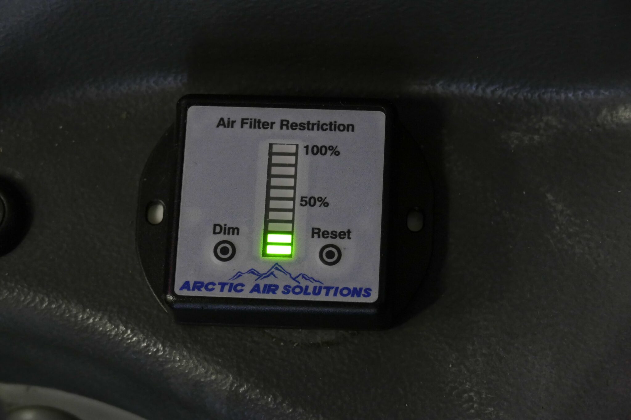 Filter Restriction Monitoring - LED display shows low air flow/blocked ...