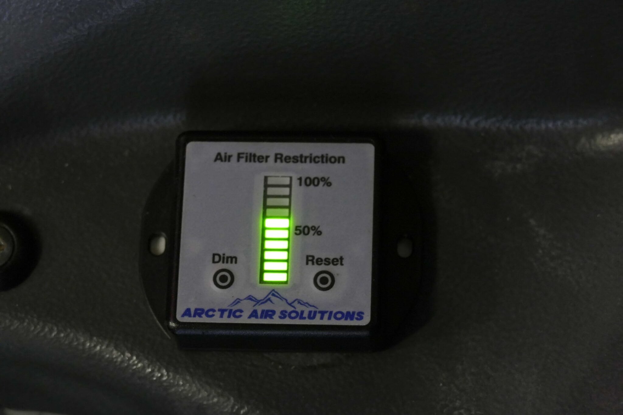 Filter Restriction Monitoring - LED display shows low air flow/blocked ...